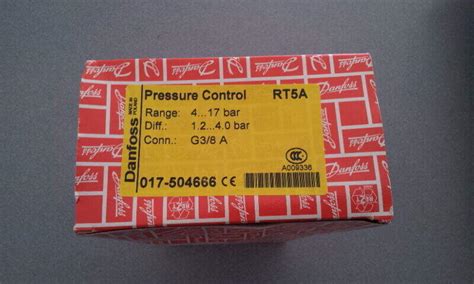Danfoss Pressure Control Range 4 17 Bar Diff 12 40 Bar Connection G3