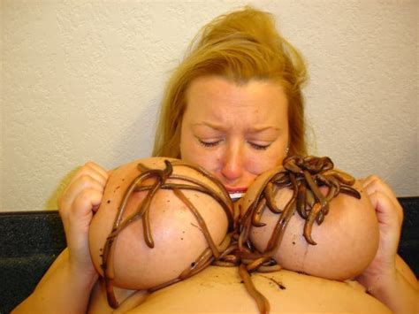 I Was Bound With Worms On My Tits In My Cunt And Ass