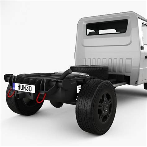 Mercedes Benz G Class W463 Single Cab Chassis 2017 3d Model 149