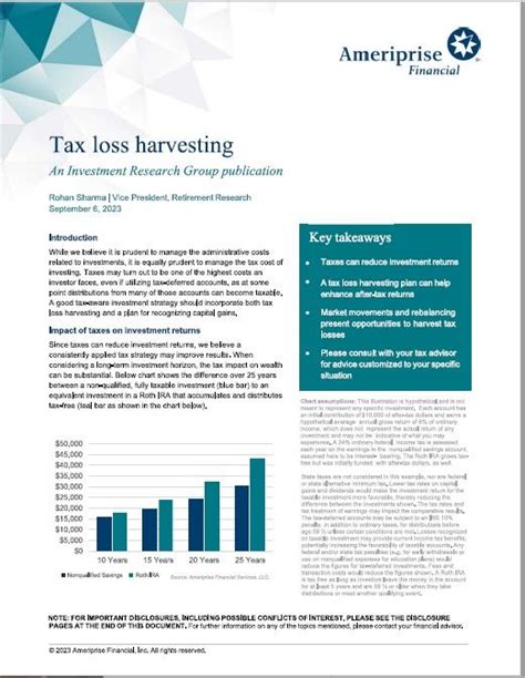 Tax Loss Harvesting What You Earn Matters But More Important Is What