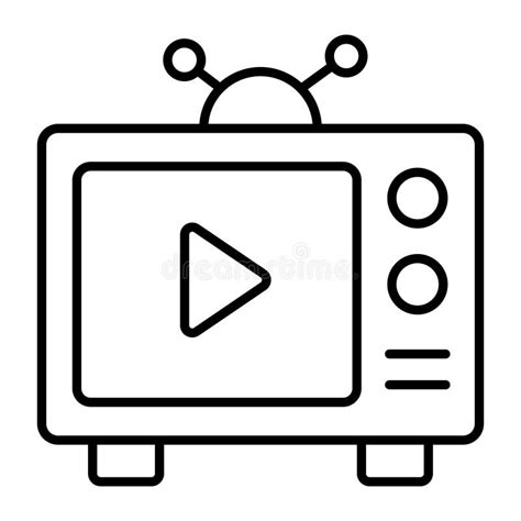 Television Icon Modern Vector Illustration Stock Vector Illustration