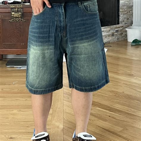 Nice Baggy Jorts With Vintage Wash 22 Outseam 13 Leg Depop