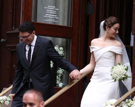 Emmy Rossum Marries Sam Esmail In New York City 05282017 • Celebmafia