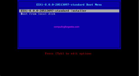 Install Vmware Vsphere Esxi 80 On Bare Metal Servers Computingforgeeks