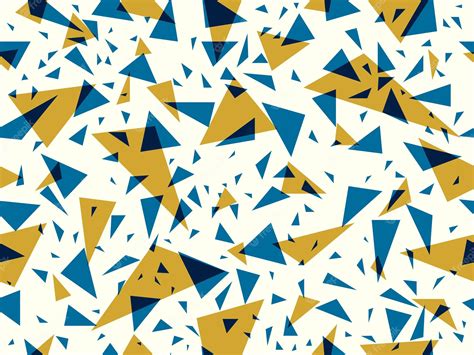 Premium Vector Abstract Messy Chaotic Triangles Seamless Vector