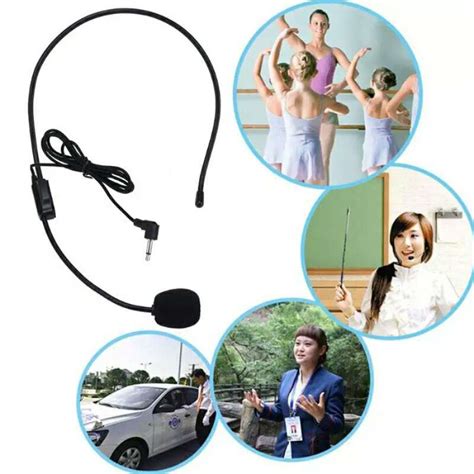 Promo Mic Headset 35 Mm Mic Mengajar Mic Wireless Microphone Headset
