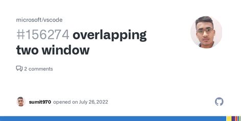 Overlapping Two Window Issue Microsoft Vscode GitHub