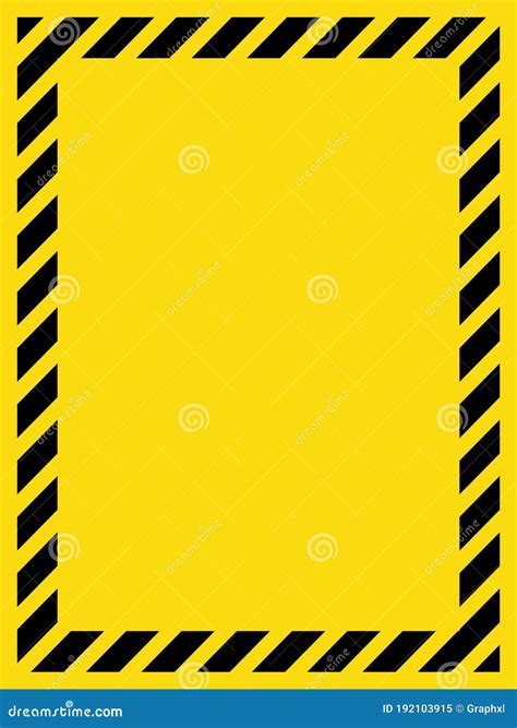 Blank Warning Signs Set Of Warning Signs About The Dangers Dan