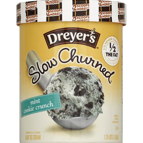 Dreyers Ice Cream Light Mint Cookie Crunch 175 Qt Delivery Or