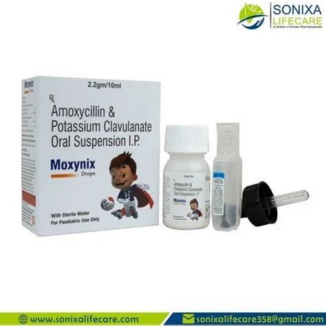 Amoxyclav Amoxycillin 80mg Clavulanate 114mg Drops Combination At