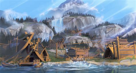 Viking Village By Nineteenss On Deviantart