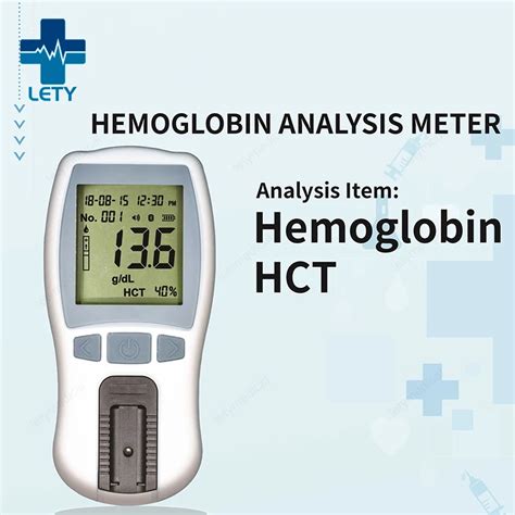 Portable Handheld Hemoglobin Testing System Hemoglobin Analysis
