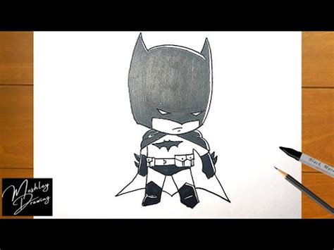 How To Draw Chibi Batman Step By Step Youtube