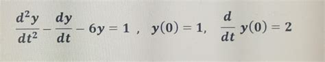 Laplace Transform Of The Y T Function Defined In The Chegg