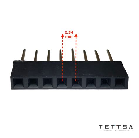 Headers Hembra 8 Pines 2 54mm Tettsa Tienda