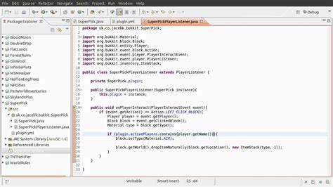 Java Bukkit Plugin Tutorial Chat Commands Implementing The Commands