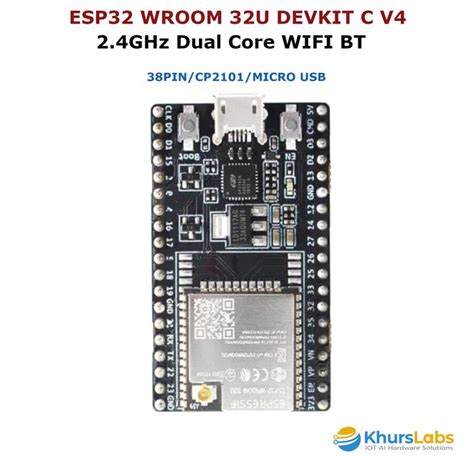 jual esp32 devkitc v4 esp 32 wroom 32u 32d development board iot 32u