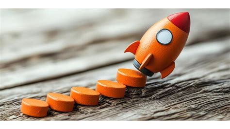 Exponential Growth Interest With Rocket Premium Ai Generated Image
