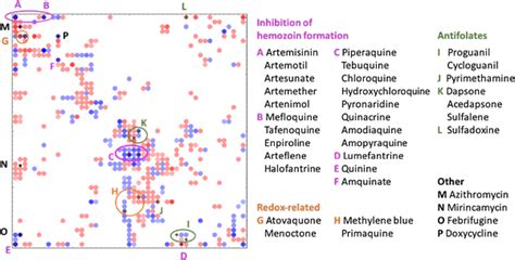 Distribution Of 36 Known Antimalarial Drugs On The Map Four Different