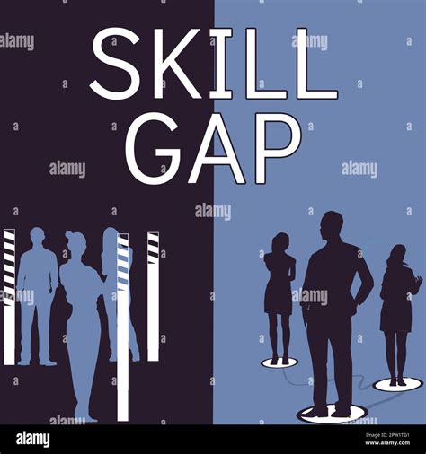Text Showing Inspiration Skill Gap Business Showcase Refering To A Persons Weakness Or