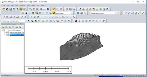 globalmapper20：10分钟根据cad、shp等离散高程点生成一份精准边界的地形数据 cad高程点在globalmapper中如何
