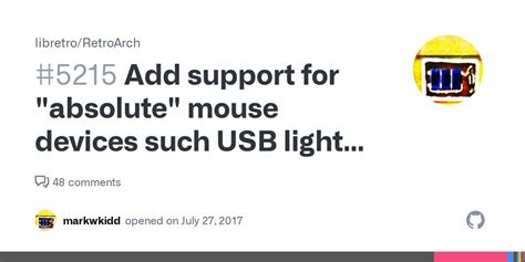 Add Support For Absolute Mouse Devices Such Usb Light Guns