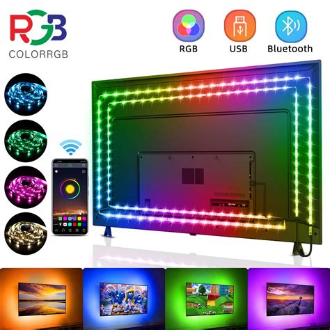 Rgb 5050 Bluetooth Controlled Smart Led Strip Usb Diode Flex Bar Light For Party Room Decoration