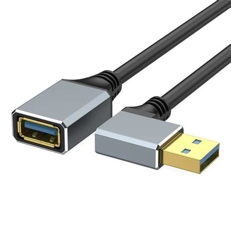 Jesscasday Plugs And Play Usb 3 0 Extender Cable 5gbps Data Transfer Supports Printer Mouse