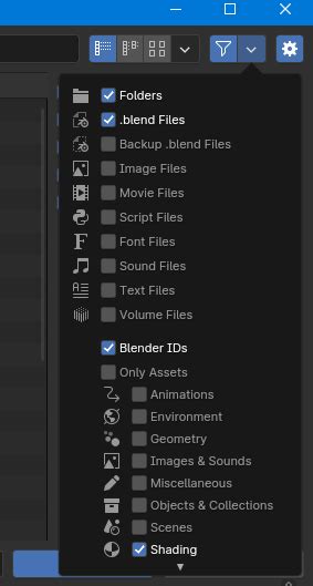 Materials In Different Blender Files Materials And Textures Blender