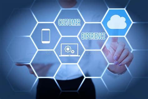 Text Sign Showing Customer Experience Word For Product Of An