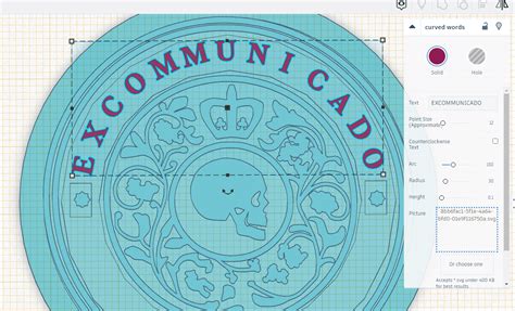 Bugged Curved Text Rtinkercad Bugged Curved Text Rtinkercad