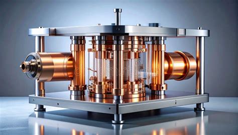 Futuristic Quantum Computing Core Apparatus Stock Illustrations 24