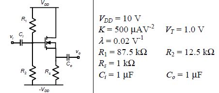 Find The Input Resistance Of The Following MOSFET Circuit Physics Forums