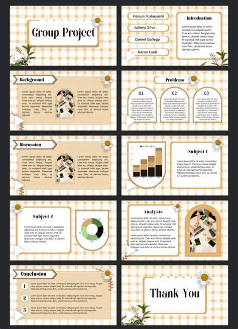 Pastel Orange And White Aesthetic Ppt Template Full Free Presentation Design Template