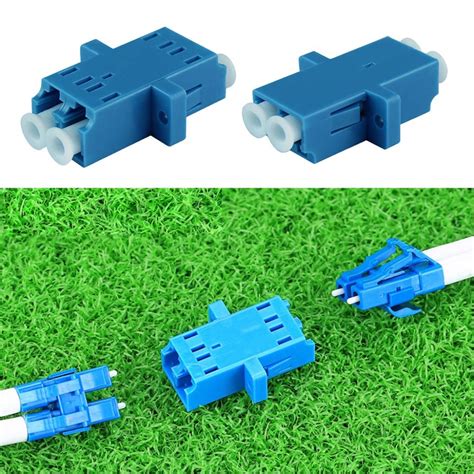 Singlemode LC Duplex Socket Adapter Optic Fiber Connector Adapters Optic Fiber Networking