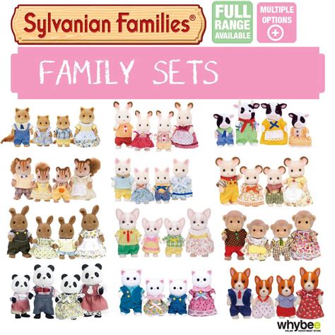 Sylvanian families family sets full range choose your family brand new ...