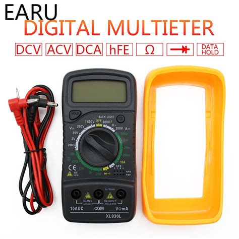 Portable Digital Multimeter Backlight Ac Dc Ammete Vicedeal