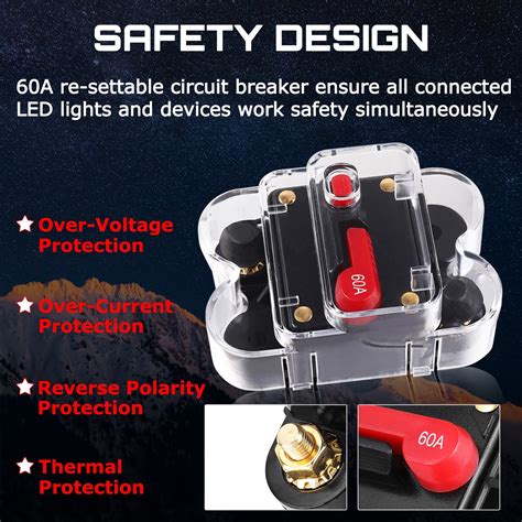 8 Gang Switch Panel Offroadtown On Off Led Car Switch Circuit Control Relay System Box Touch