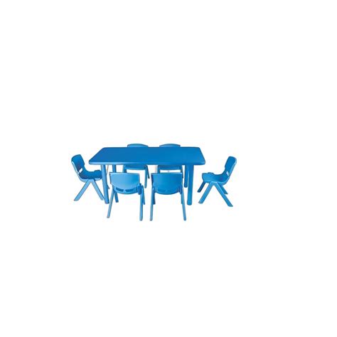 Qualityfrp Blue Preschool Rectangle Table At ₹ 5888piece In Bengaluru