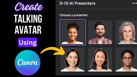 creating a talking avatar using canva a step by step guide