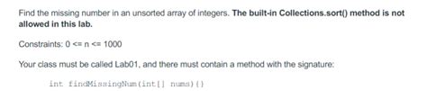 Solved Start With Import Java Util Arrays Class Lab Chegg