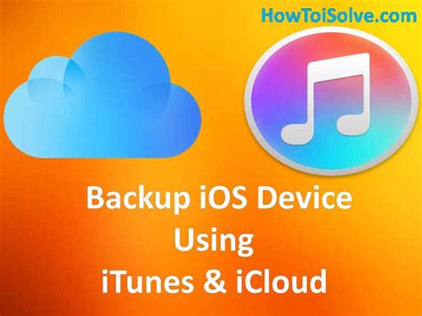 How To Take Backup Of Data From IOS IPhone IPad Using ITunes ICloud