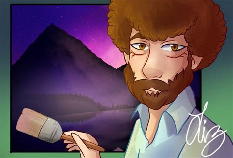 Pin By Hello On Bob Ross ️ Bob Ross Fan Art Art Inspo