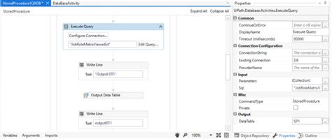 Passing Data To The Stored Procedure Via Parameter Using Execute Query Activities Uipath