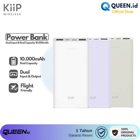 Jual Kiip E41 Powerbank 10mah Dual Port Input Output Power Bank 5v Shopee Indonesia