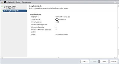 How To Backup And Restore A Vmware Vsphere Distributed Virtual Switch