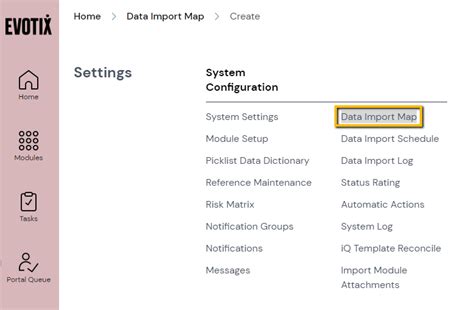 Data Import Bulk Importing System Users Evotix