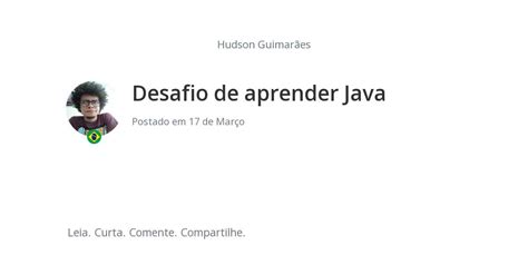 Desafio De Aprender Java