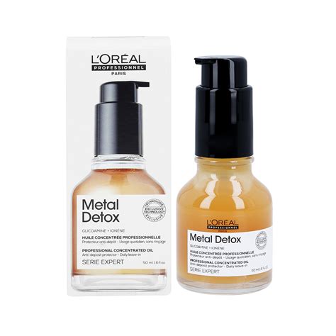 L'OREAL PROFESSIONNEL METAL DETOX Skoncentrowany olejek chroniący włosy ...
