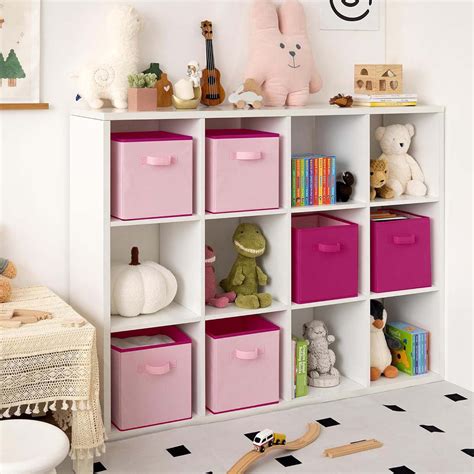 Kinofo Cube Cute Storage Bins 11 Inch Storage Cube Organizer Collapsible Fabric Storage Cubes